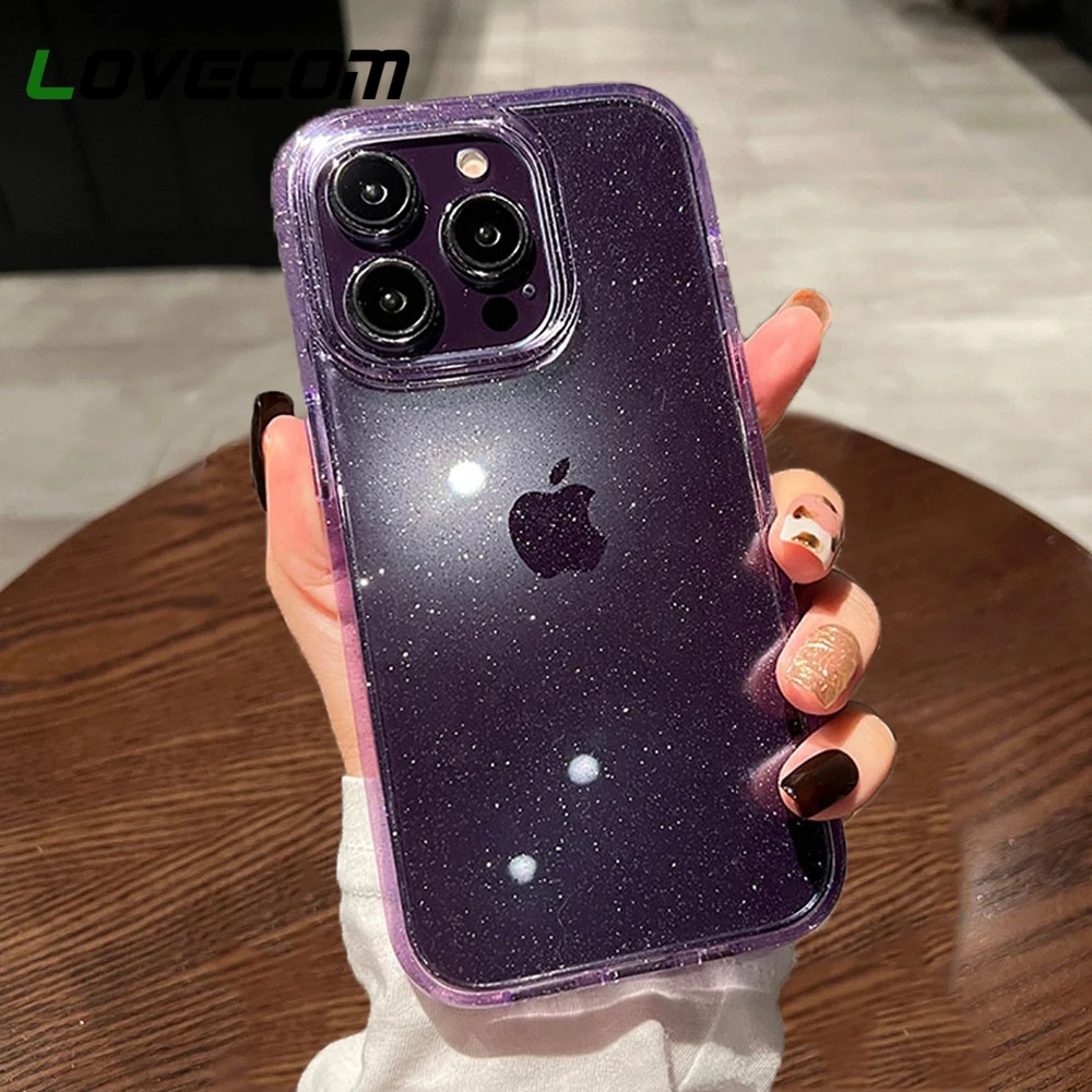Luxury-Glitter-Clear-Phone-Case-For-iPhone-15-14-13-12-11-Pro-Max-Mini ...