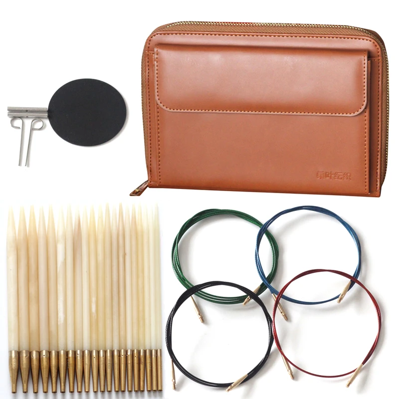 Cow-bones-interchangeable-circular-knitting-needle-pure-manual ...