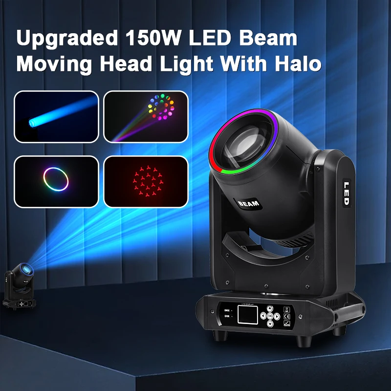 Stage-Moving-Head-Lights-150W-LED-Beam-Spotlight-Module-Optical-System ...