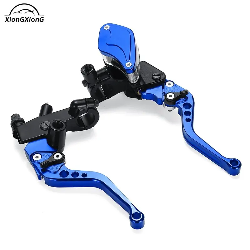 Motorcycle Brake Handles Handlebars 22mm Universal Hydraulic Clutch ...