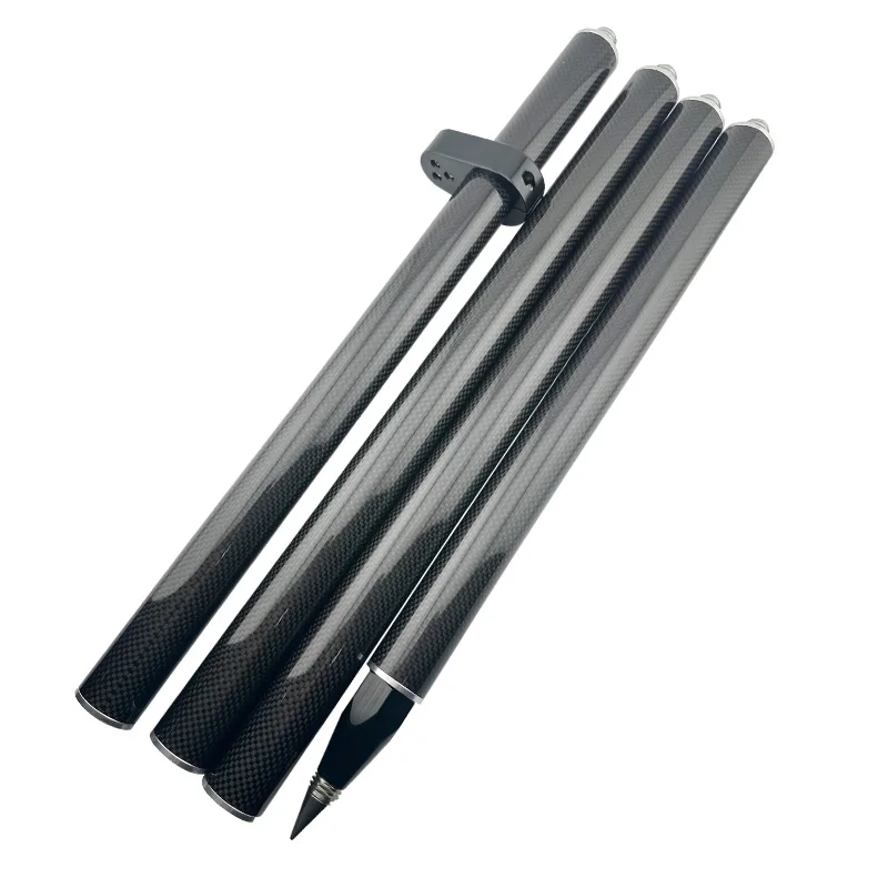 GPS RTK Pole 2M Carbon Fibre Survey Poles GPS Surveying pole 4 Poles ...
