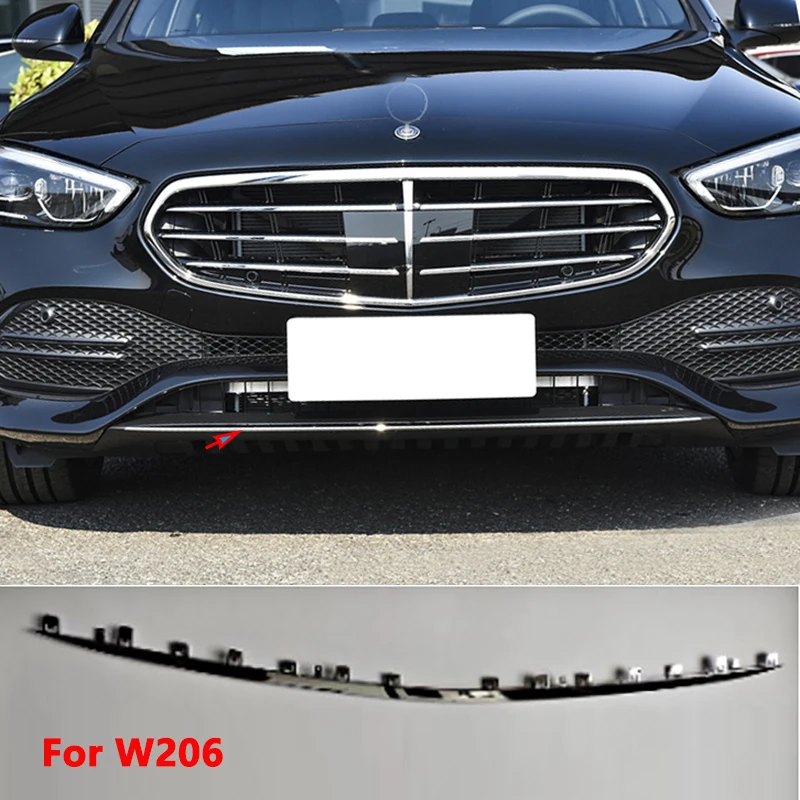a2068852401-For-Mercedes-Benz-C-Class-W206-C220d-UK-Front-Bumper-Chrome ...
