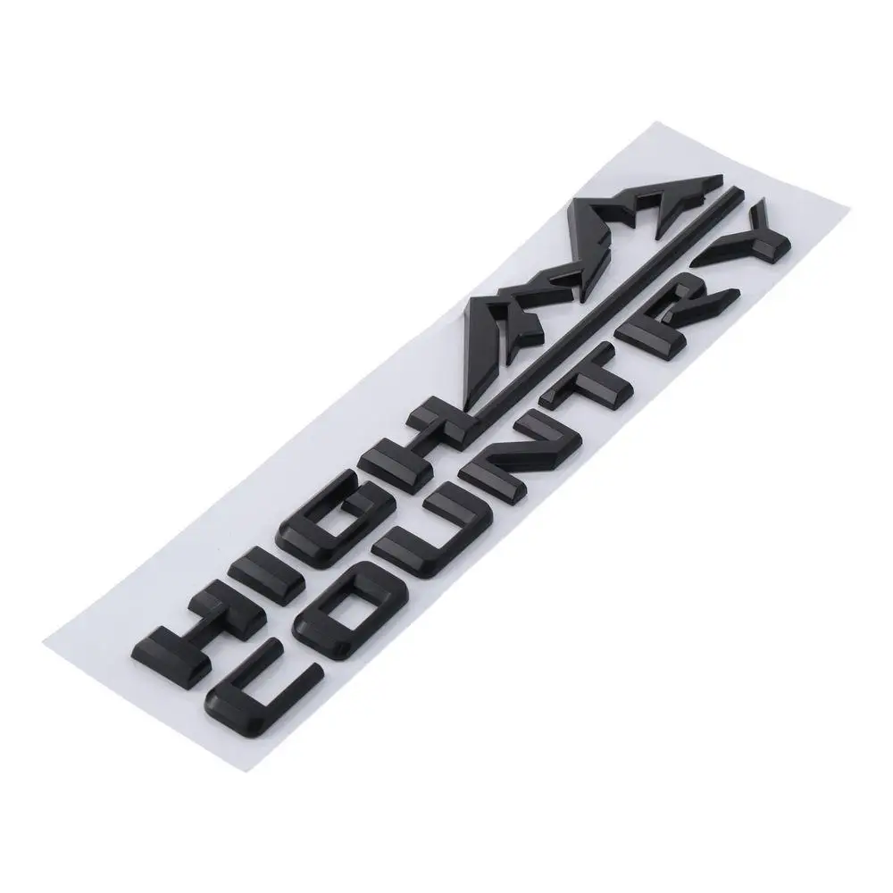 ABS-High-Country-Logo-Car-Emblem-Letter-Style-12-01-2-95in-3D-Fender ...