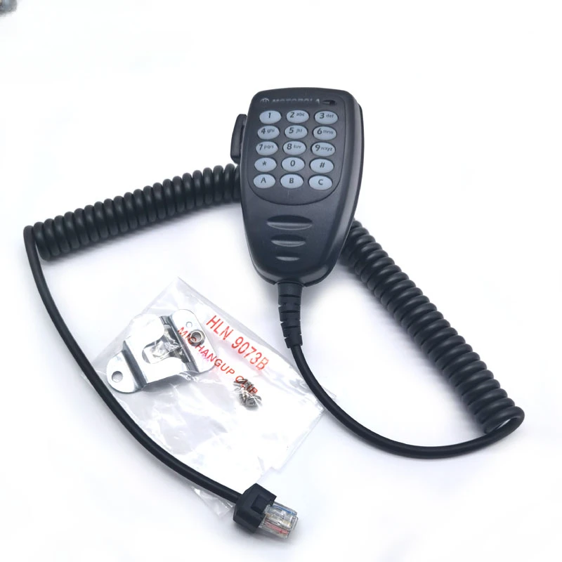 DTMF-8Pin-Speaker-PTT-Mic-Hand-Microphone-For-Motorola-Walkie-Talkie ...