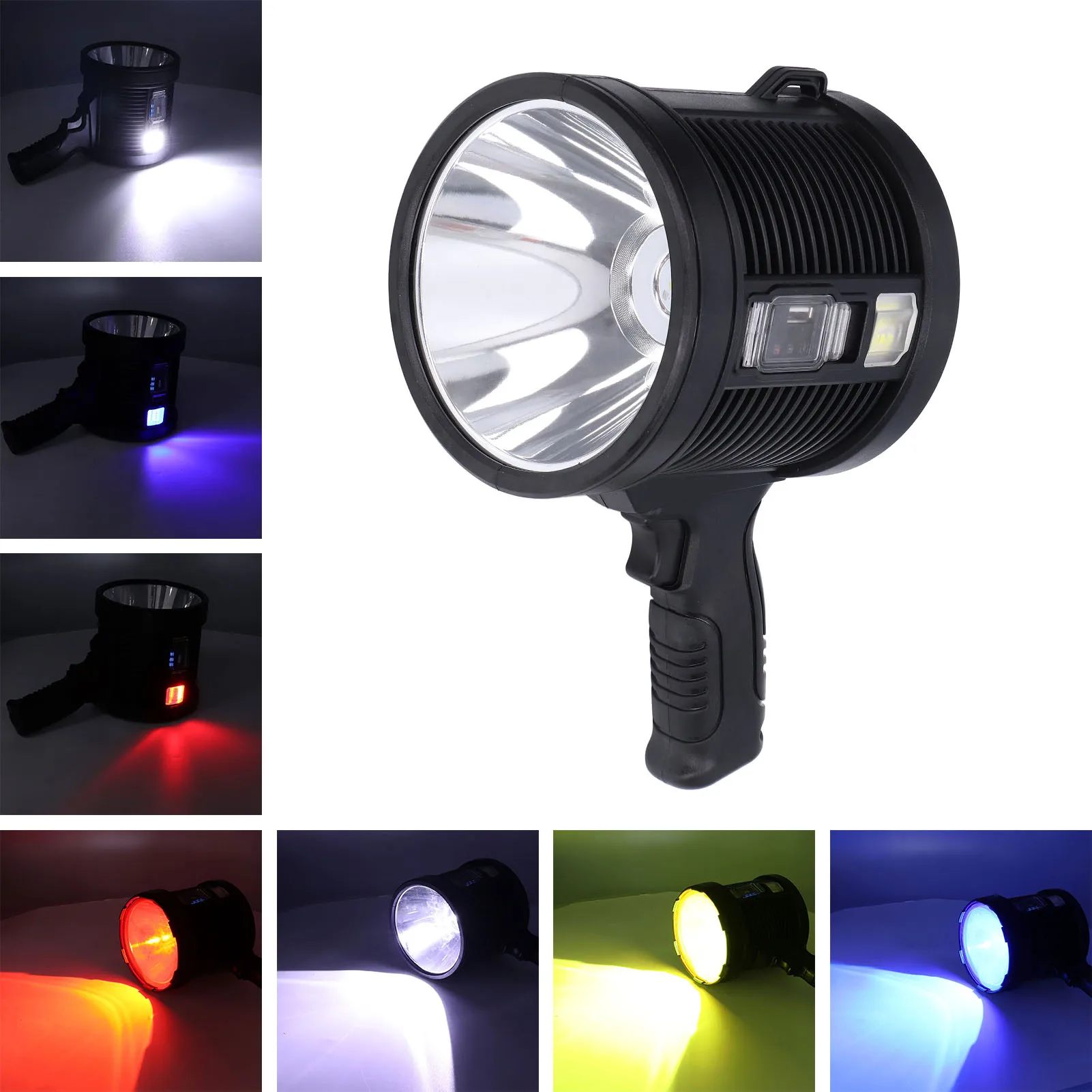 Reflector-multifuncional-con-6-modos-linterna-LED-de-energ-a-Solar ...