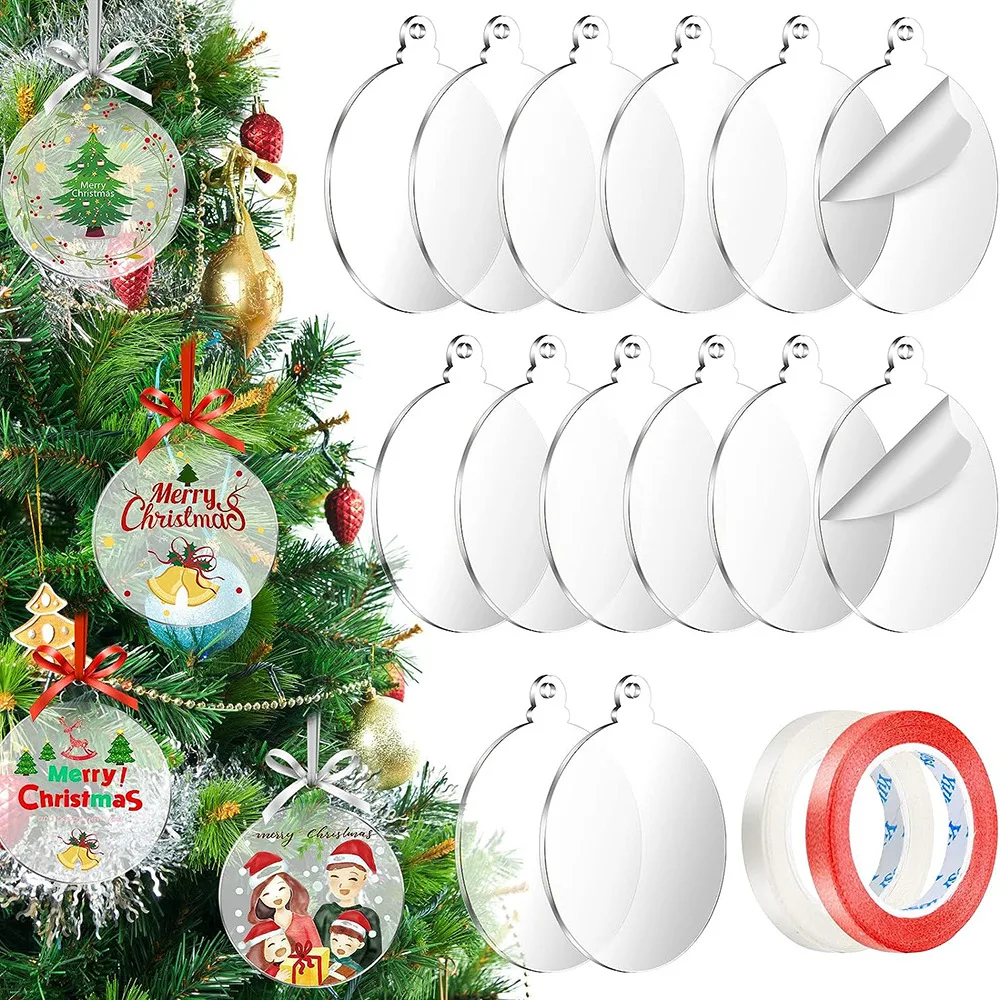 30pcs-Christmas-Transparent-Big-Guka-Disk-Shaped-Guka-Disk-Cute-DIY ...