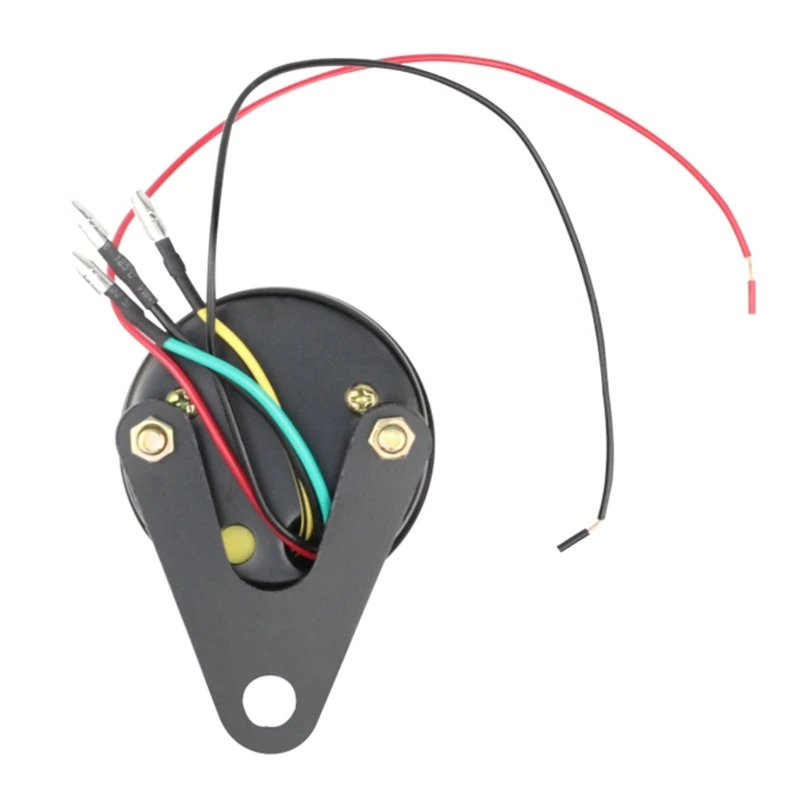 DC12V Universal Motorcycle Tachometer Electronic Tach Meter Speedometer ...