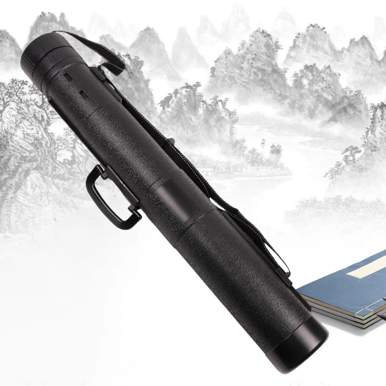 Poster-Tube-Extendable-Poster-Storage-Holder-Tube-with-Carrying-Strap ...