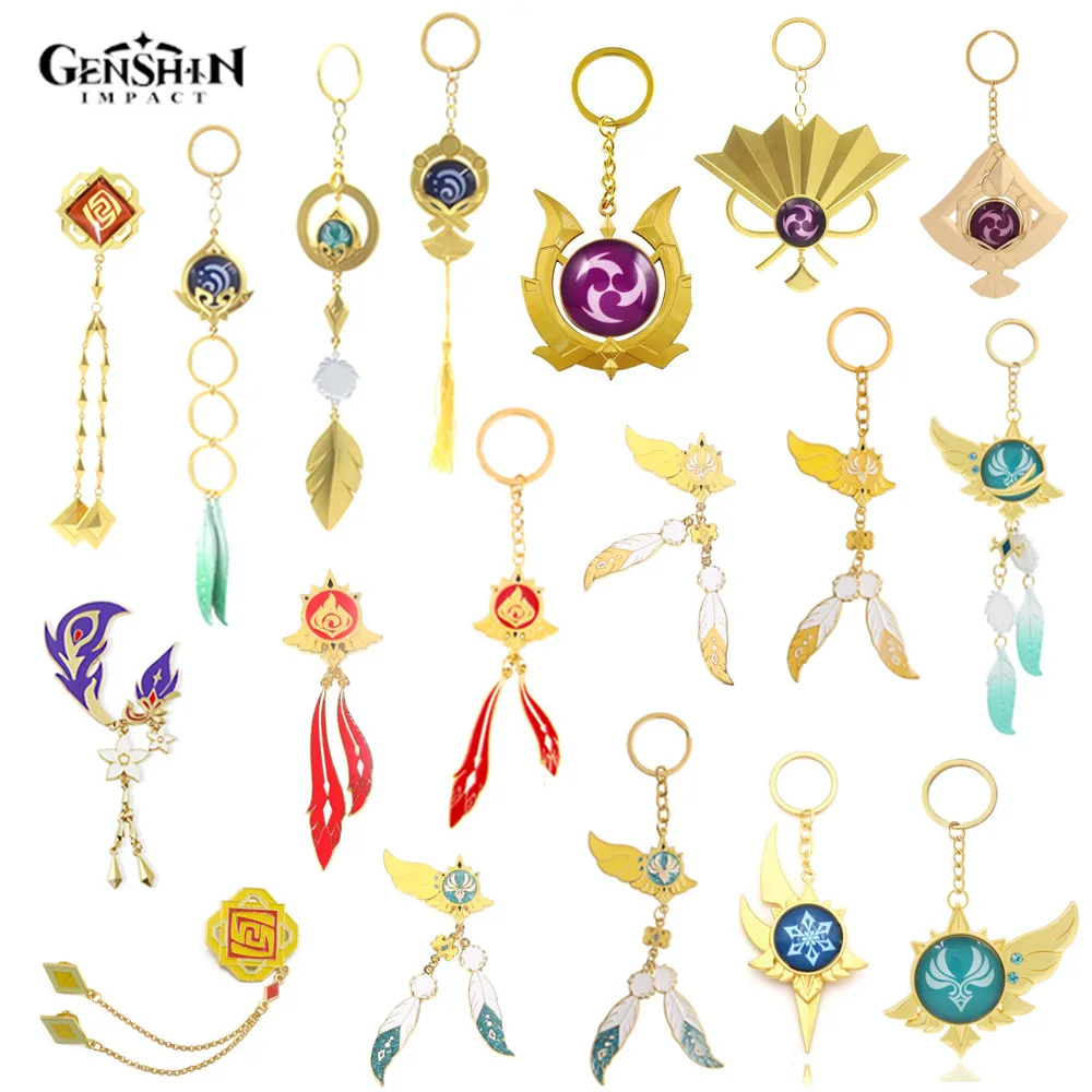 Genshin-Impact-Vision-Of-God-Keychain-Scaramouche-Wanderer-Kamisato ...