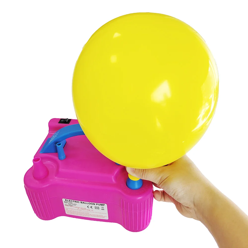 Automatic-Balloon-Pump-Eu-Plug-High-Voltage-Double-Hole-Air-Compressor ...