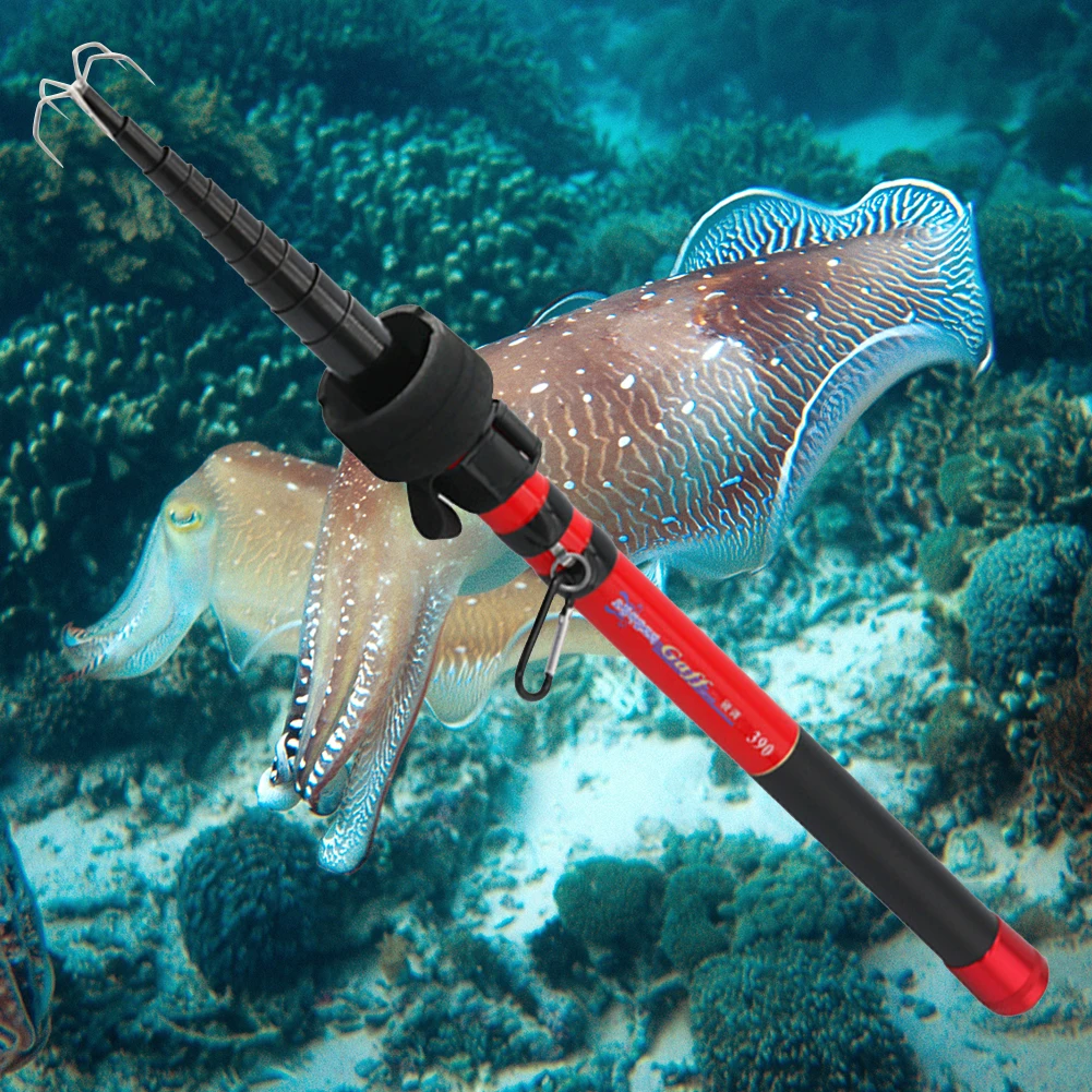 Portable Squid Gaff Retractable Squid Five Hooks Corrosion Preventive ...