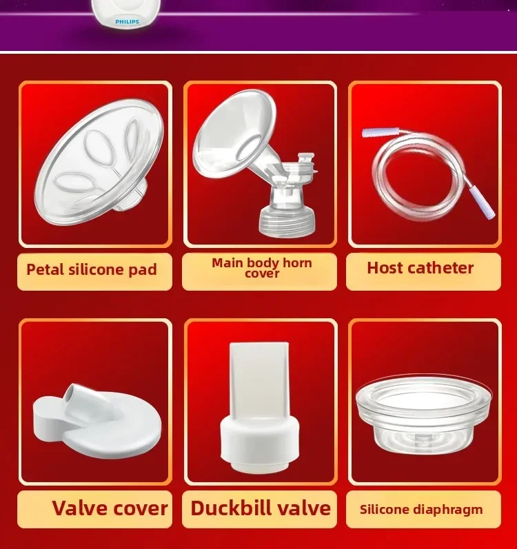 Suitable for Philips Avent electric breast pump accessories SCF301/303 ...
