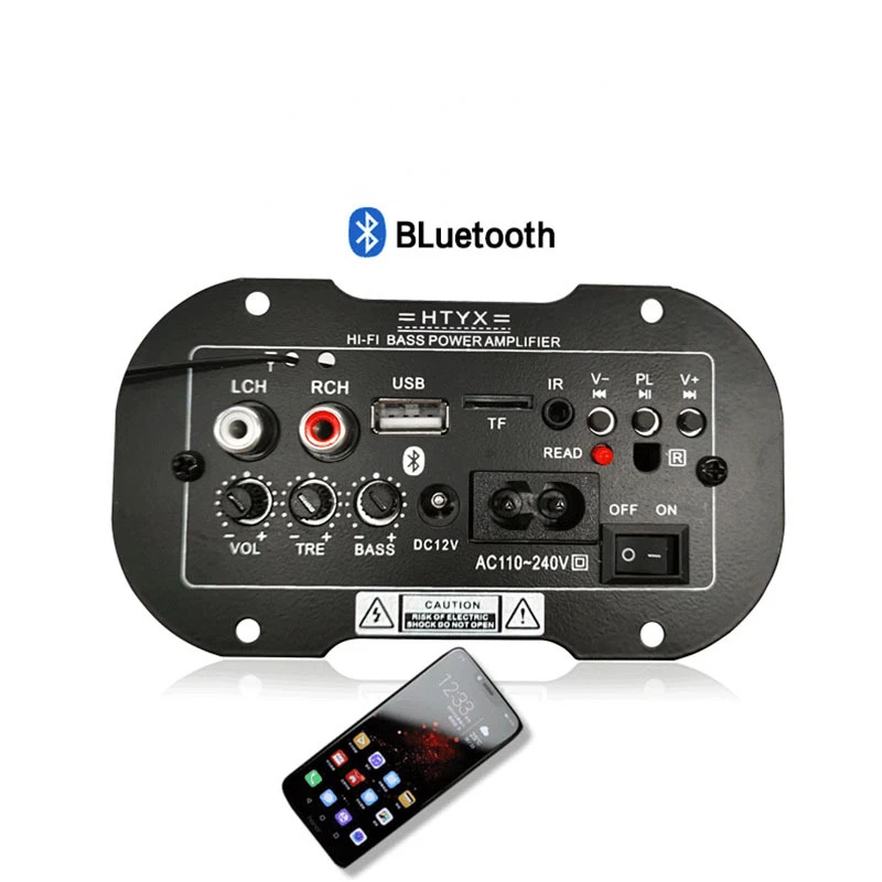 New 30W 220V Amplifier Board Audio Car Bluetooth Amplificador USB Dac ...