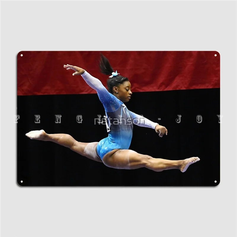 Simone-Biles-3-Metal-Plaque-Poster-Cinema-Garage-Club-Bar-Customize ...