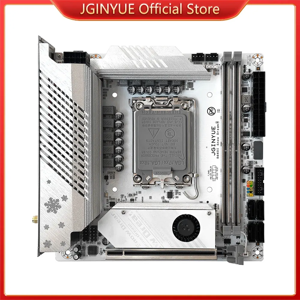 Jginyue b660i placa mãe lga 1700 suporte intel core i3/i5/i7/i9 12th ...
