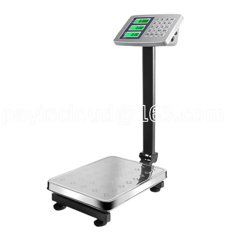Commercial Bench Scale Stainless Steel 150kg Electronic Scale 100kg ...