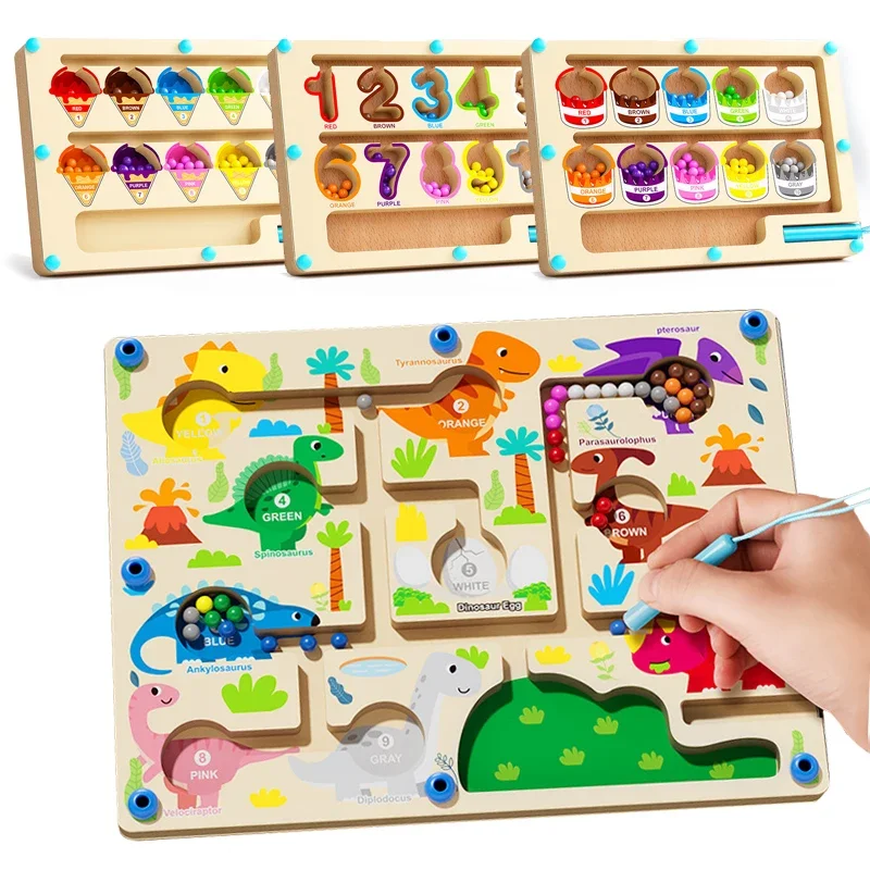 Juegos-de-clasificaci-n-de-colores-magn-ticos-Montessori-tablero-de ...
