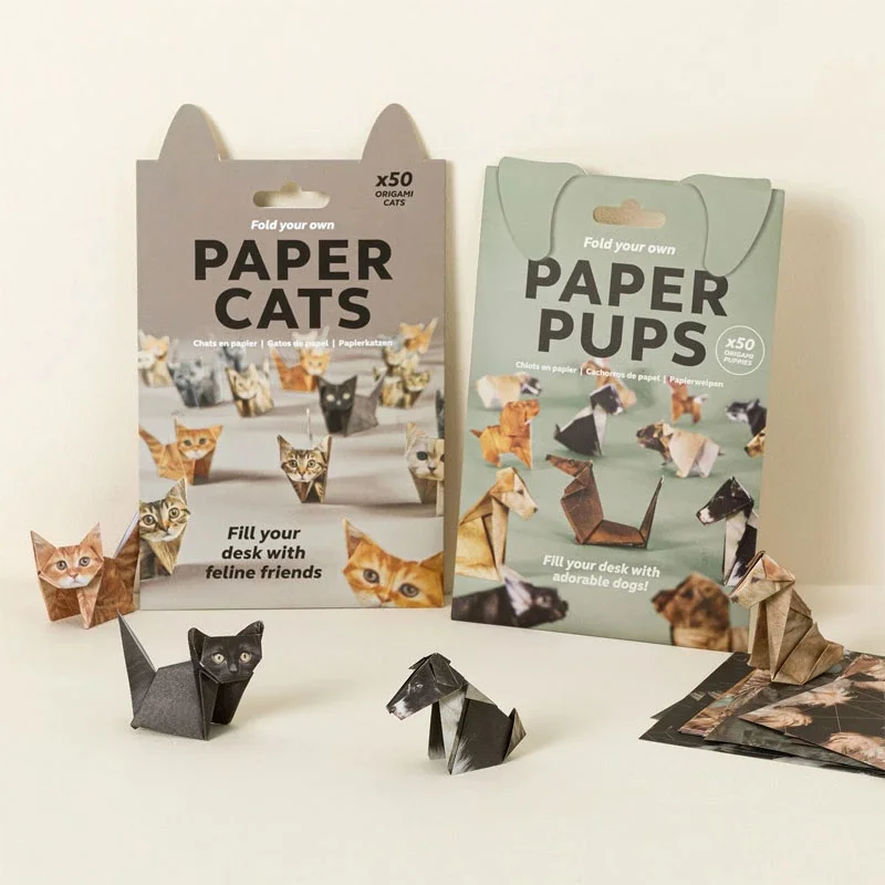 DIY Paper Cats Origami Cats 3D Cube Cat | DIY Easy Beginner Papercraft ...