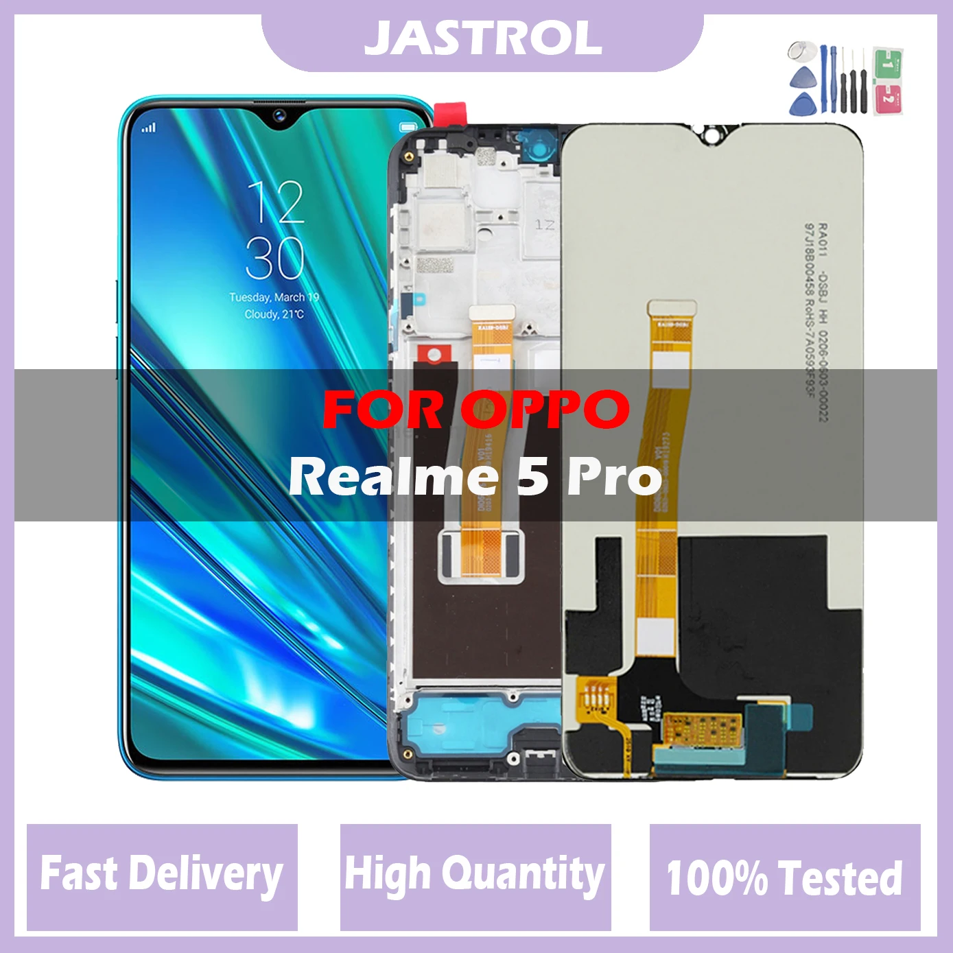 Display lcd original para oppo realme 5 pro lcd sisplay montagem do ...