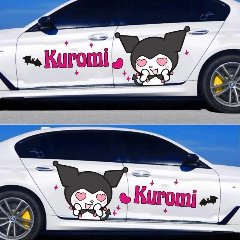 Sanrio Kuromi Car Film for All Cars Kuromi Cartoon Creative Decoration ...