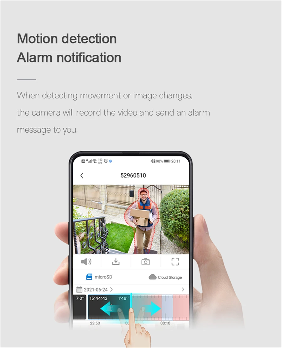 (Global version) Xiaovv Smart Outdoor Camera P1 2K 1296P 270° PTZ ...