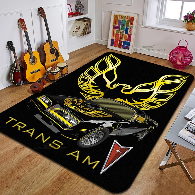 Firebird Pattern Carpet Trans Am Home Decoration Bedrooms Floor Pad Can ...