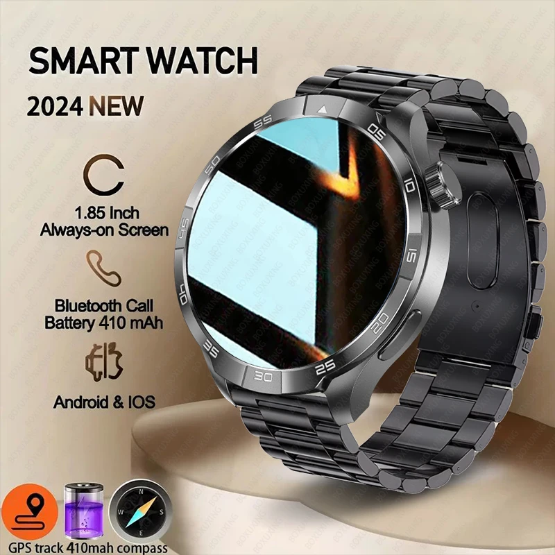 New-1-85-inch-Ultra-HD-Smart-Watch-GPS-Track-Bluetooth-Call-410-Mah ...