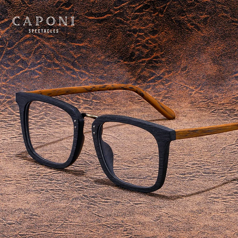 CAPONI-Wooden-Glasses-Frame-For-Men-Brand-Designer-Handmade-Eyeglasses ...