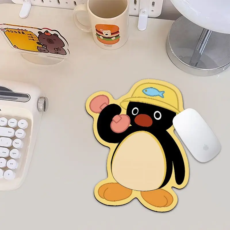 Cute Pingu Penguin Shaped Mousepad Office Essential Wrist Support ...