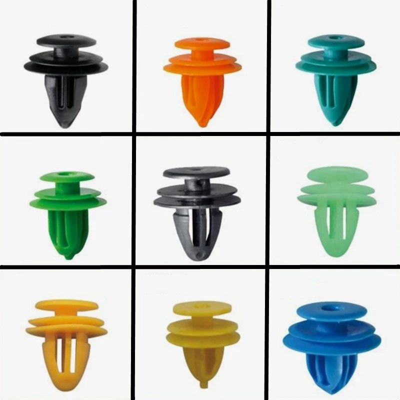 20Pcs For 8mm 9mm 10mm Hole Universal Auto Door Trim Panel Retainer ...