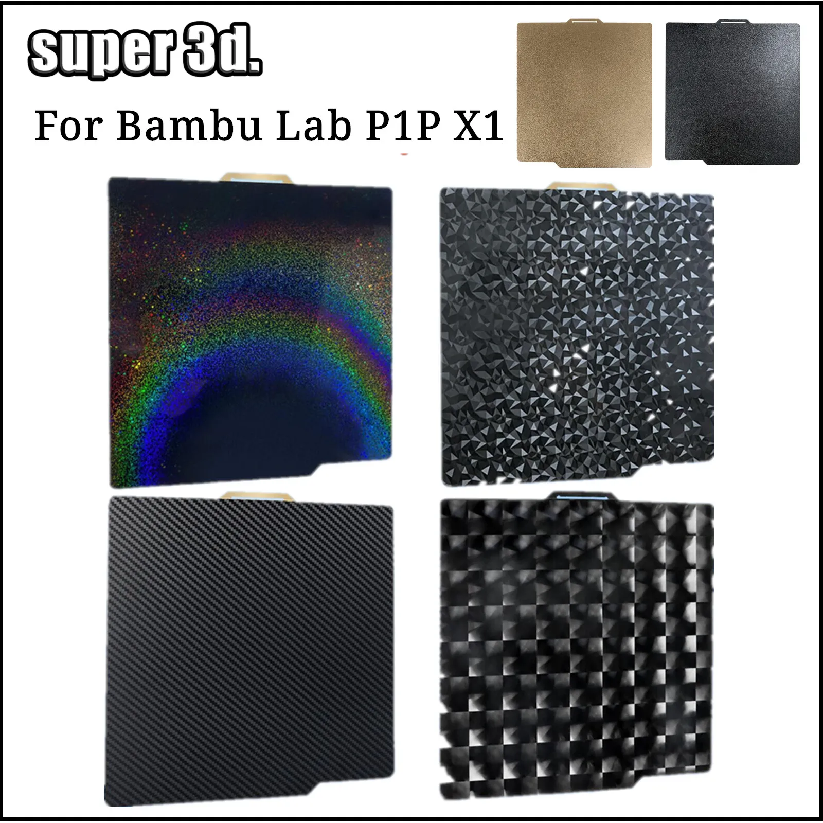 PEO-PEY-Plate-for-Bambulab-Upgrade-PED-Sheet-P1P-Double-Side-Textured ...