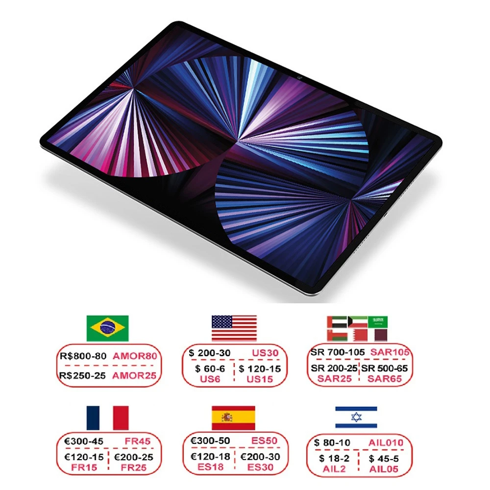BDF P50 yeni 10.1 inç Tablet Pc Octa çekirdek 8GB RAM 128GB ROM yüksek ...