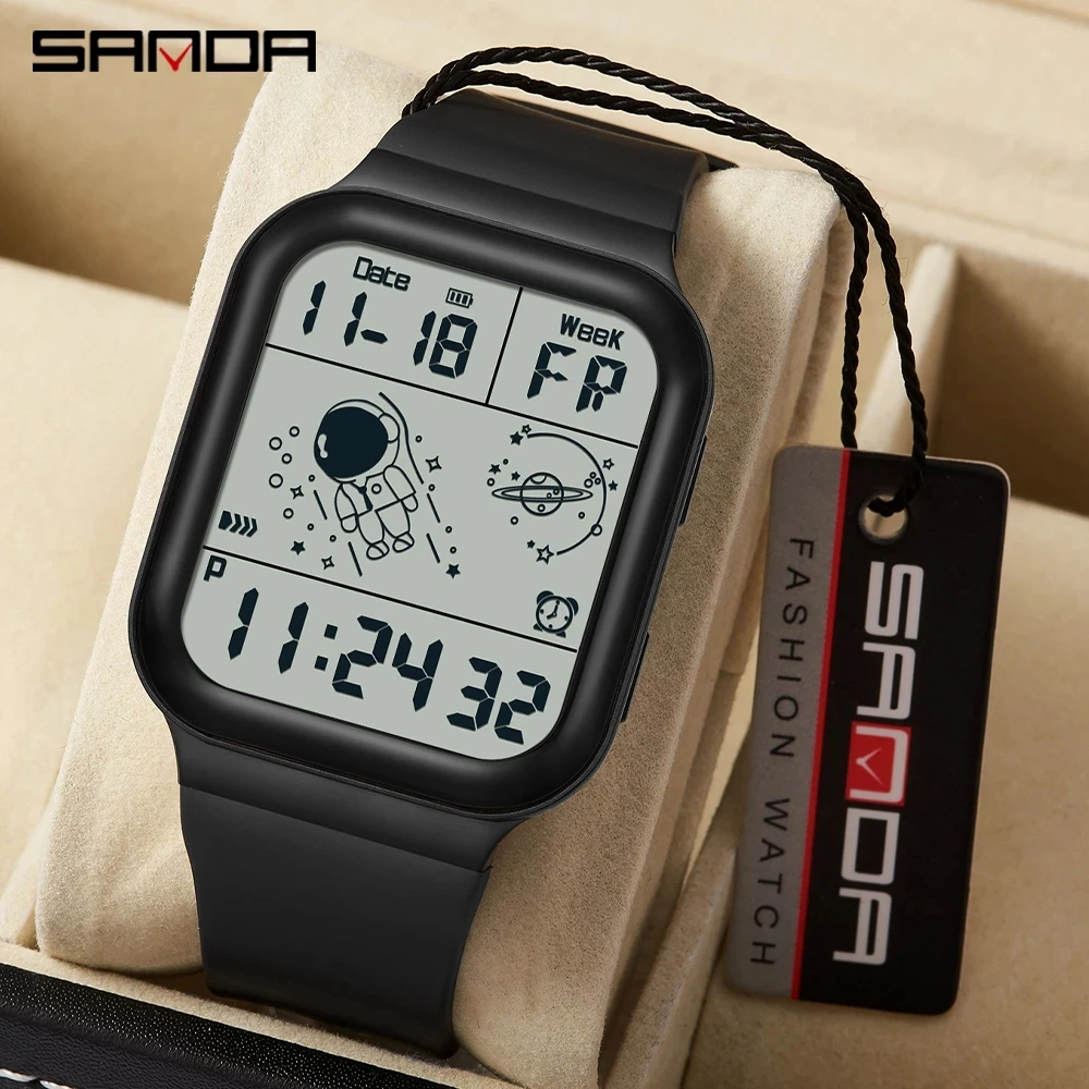 Sanda-Men-Digital-Sports-Watches-Step-Kilometer-Luminous-Waterproof ...