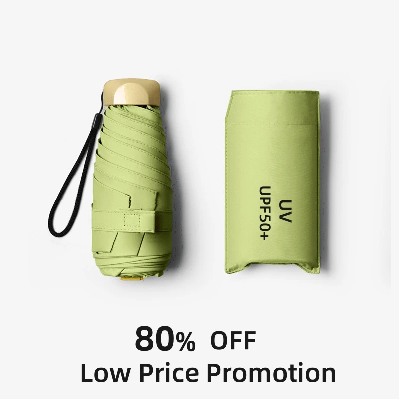 80-Off-Mini-Sun-Umbrella-Small-Pocket-Rain-Travel-Umbrella-Vinyl ...