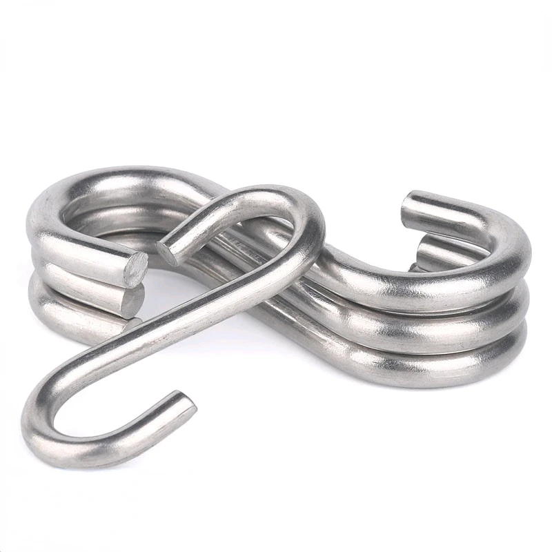 304-Stainless-Steel-S-type-Hook-Multi-functional-Kitchen-Bedroom-Railing-S-Hanger-Hook-Buckle ...