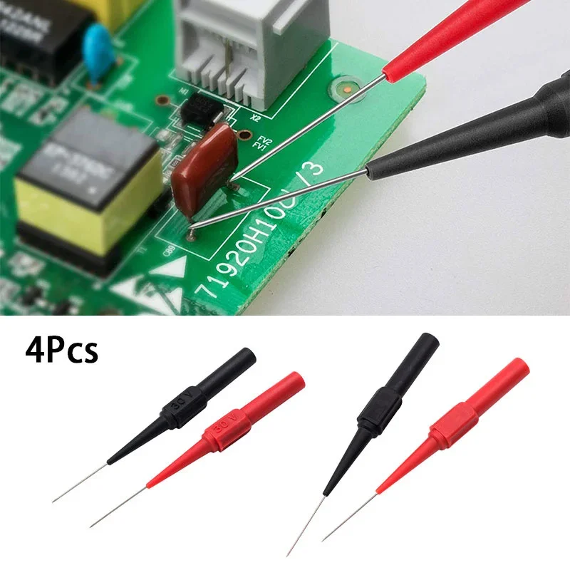 1/2/4 Pcs 0.7MM 30V Car Tip Probes Diagnostic Multimeter Tools Back ...