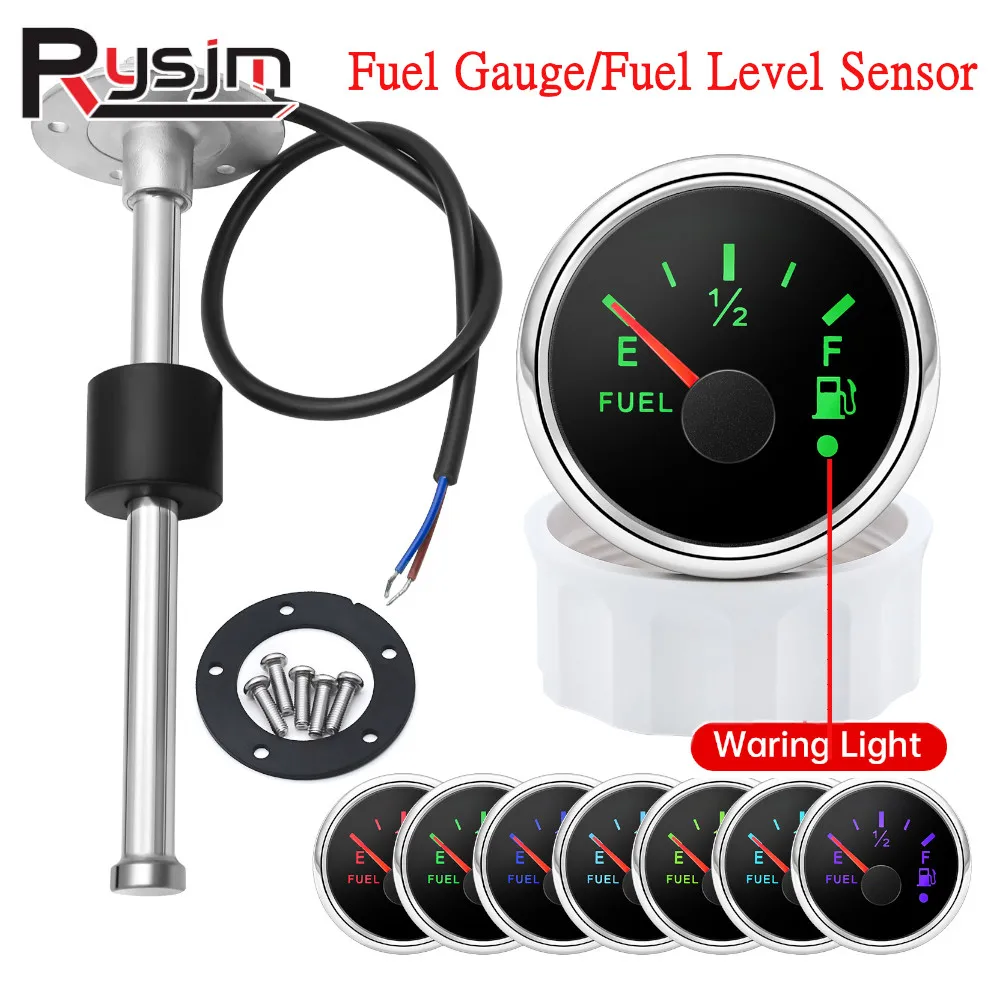 Stainless-Steel-Marine-Fuel-Level-Gauge-Sensor-100-550mm-For-0-190ohm ...