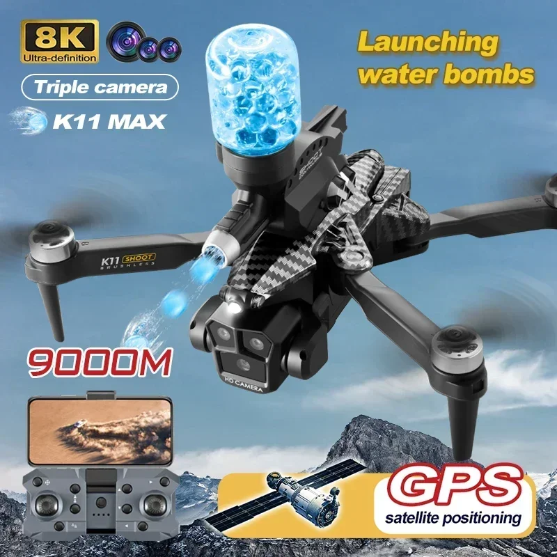 K11-Max-Drone-com-Bombas-de-gua-Quadcopter-Dobr-vel-Aeronaves ...