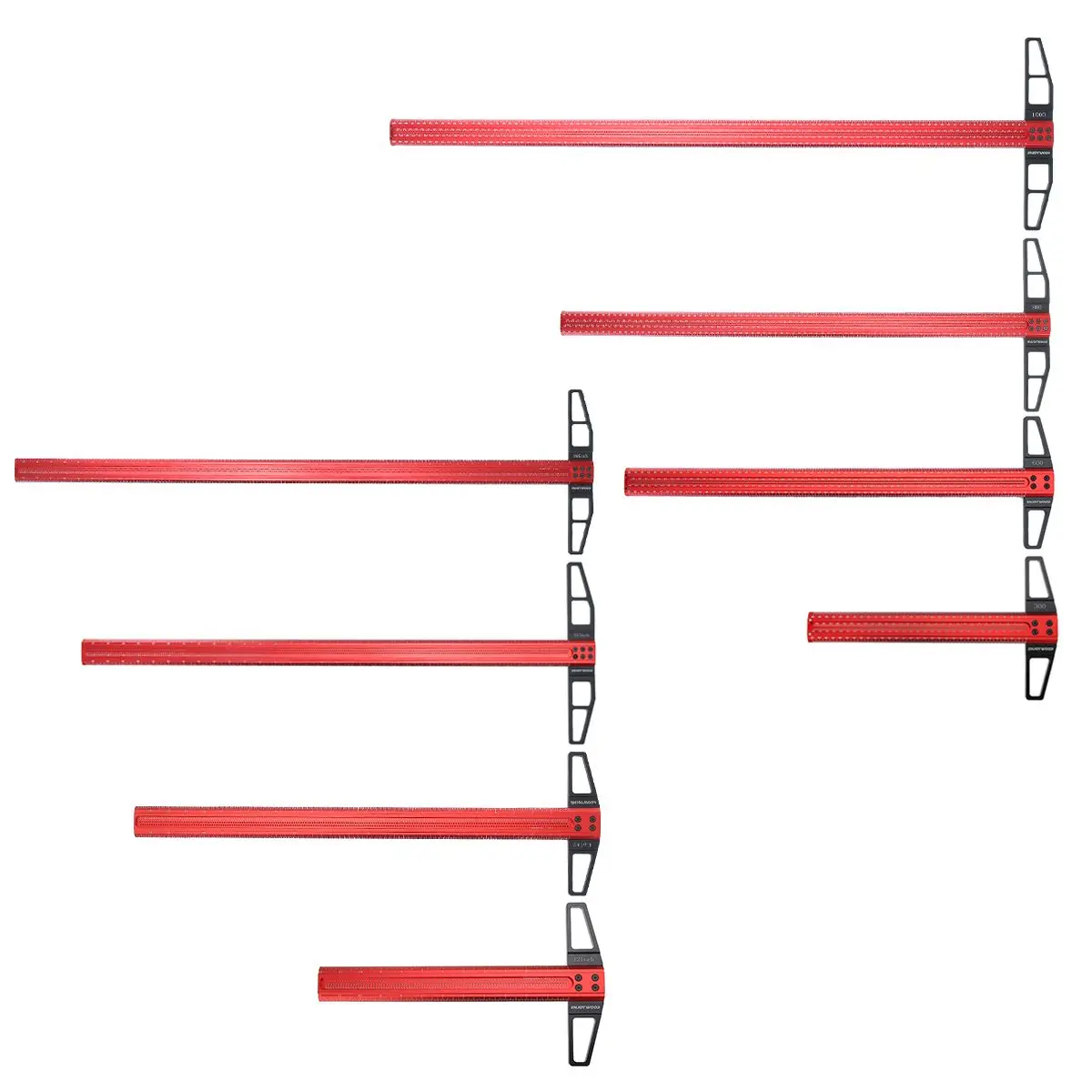 Woodworking-T-type-Scribe-300-1000mm-Square-Ruler-Hole-Scribing-ruler ...