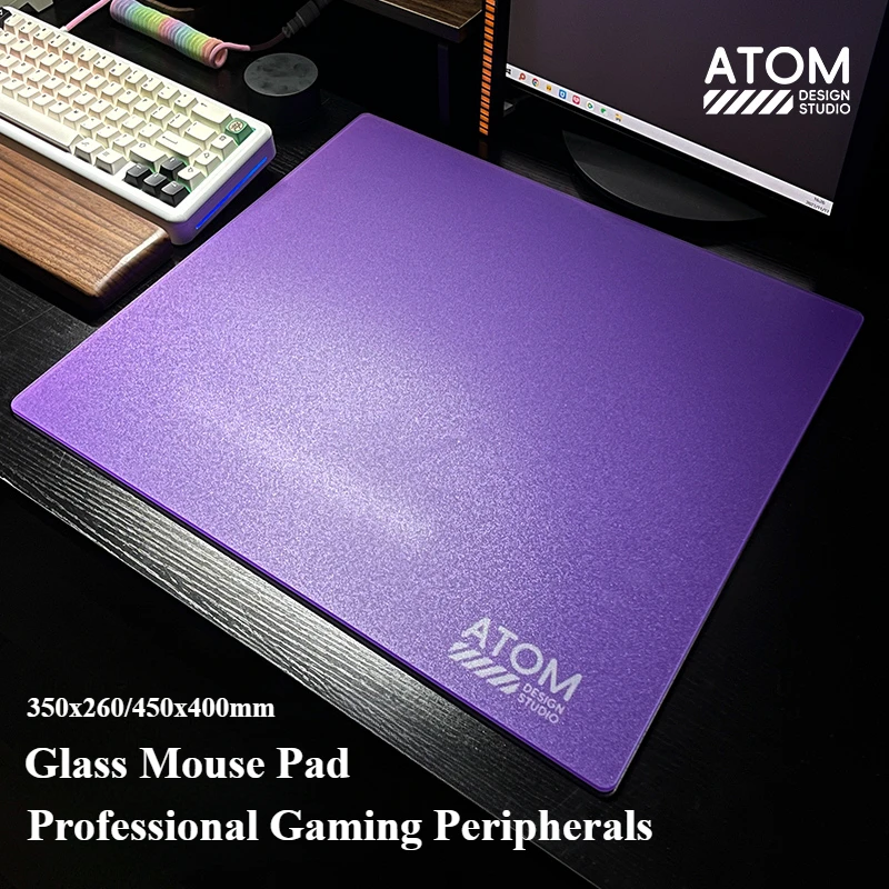 Glass-Gaming-Mouse-Pad-Customizable-Pattern-Upgrade-Tempered-Glass ...