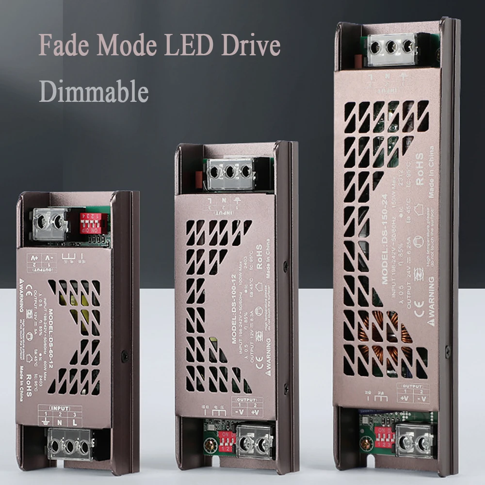 Fade-Mode-LED-Power-Supply-Mute-Lighting-Device-DC-12V-24V-60W-100W ...