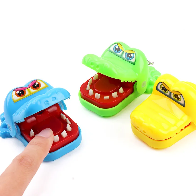 2pcs Mini Crocodile Teeth Finger Biting Toy Kids Adults Birthday Party ...