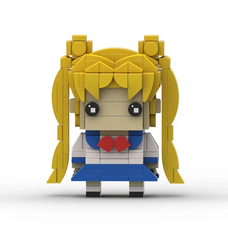 MOC-Japan-Anime-Figures-Brickheadz-Building-Blocks-Set-Beautiful-Girl ...