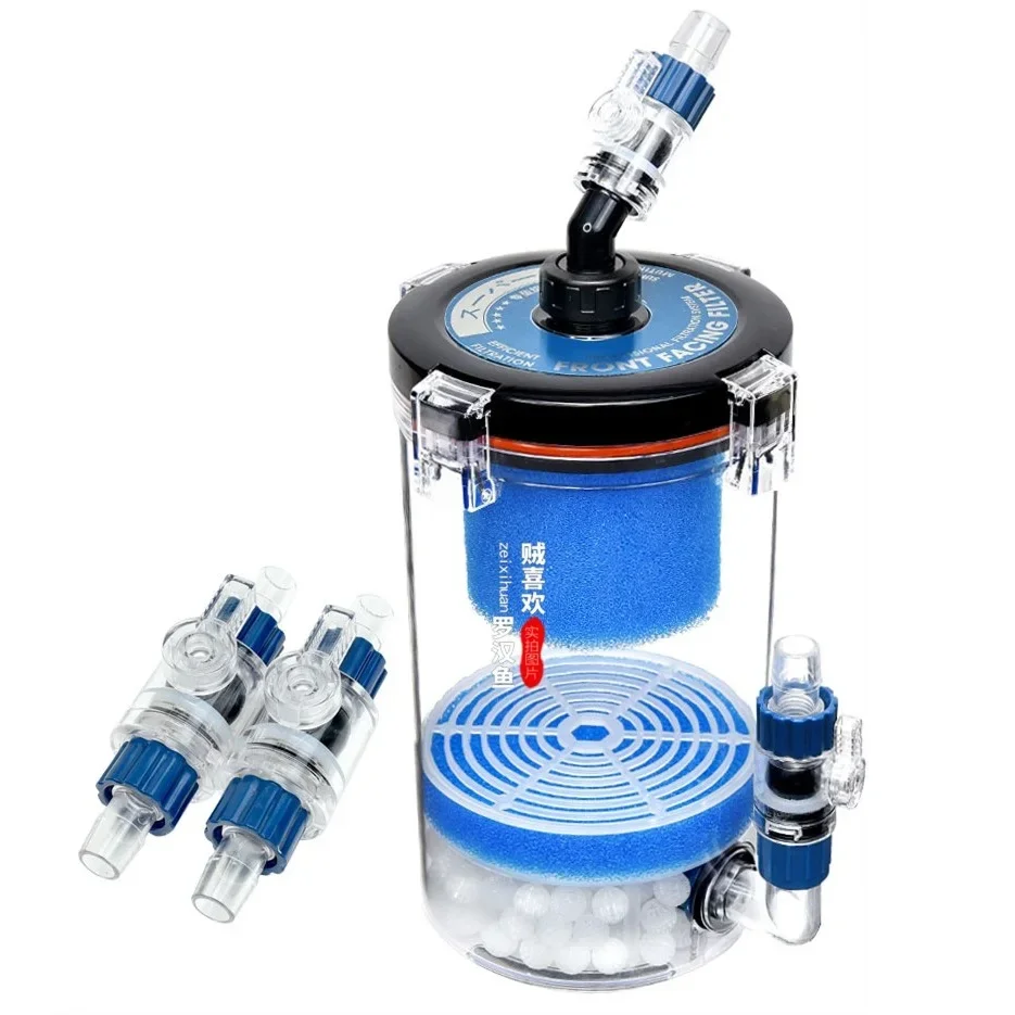 Fish-Tank-Filter-Barrel-External-Non-powered-Filter-Barrel-Aquarium ...