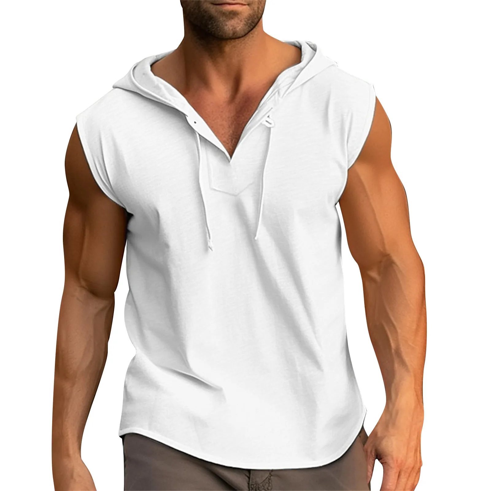 Men-s-Short-Sleeved-Men-s-Tankn-Casual-Color-Matching-Tank-Top-Men ...