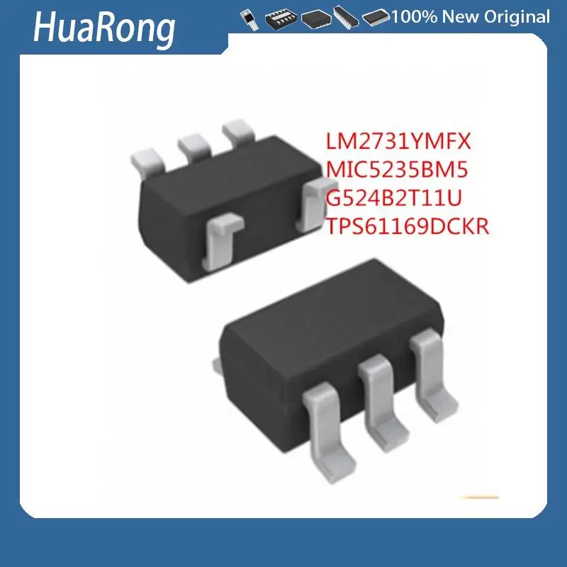 20PCS-LOT-LM2731YMFX-LM2731-MIC5235BM5-L2AA-G524B2T11U-54B2K-5482K ...