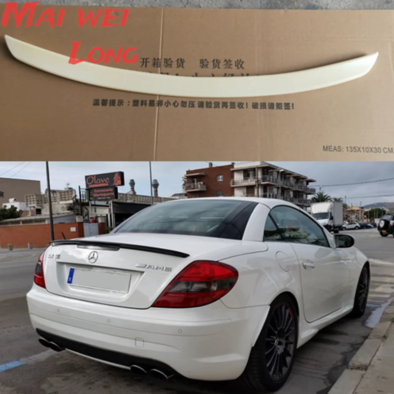 For Benz SLK R171 Rear Trunk Lip Spoiler Boot Wings For Benz SLK 200 ...