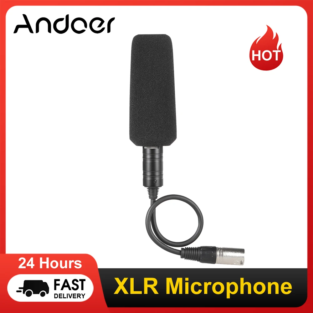 Microphone Video Camera Andoer | Interview Microphone Sony | Sony ...
