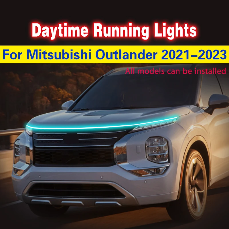 Led-Car-Hood-Lights-Waterproof-Lamps-Drl-For-Mitsubishi-Outlander-2021 ...
