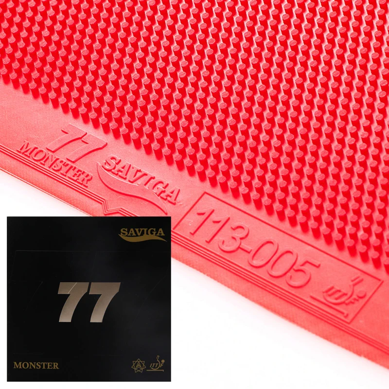 SAVIGA-77-Monster-Table-Tennis-Rubber-Cured-Medium-Particle-Long ...